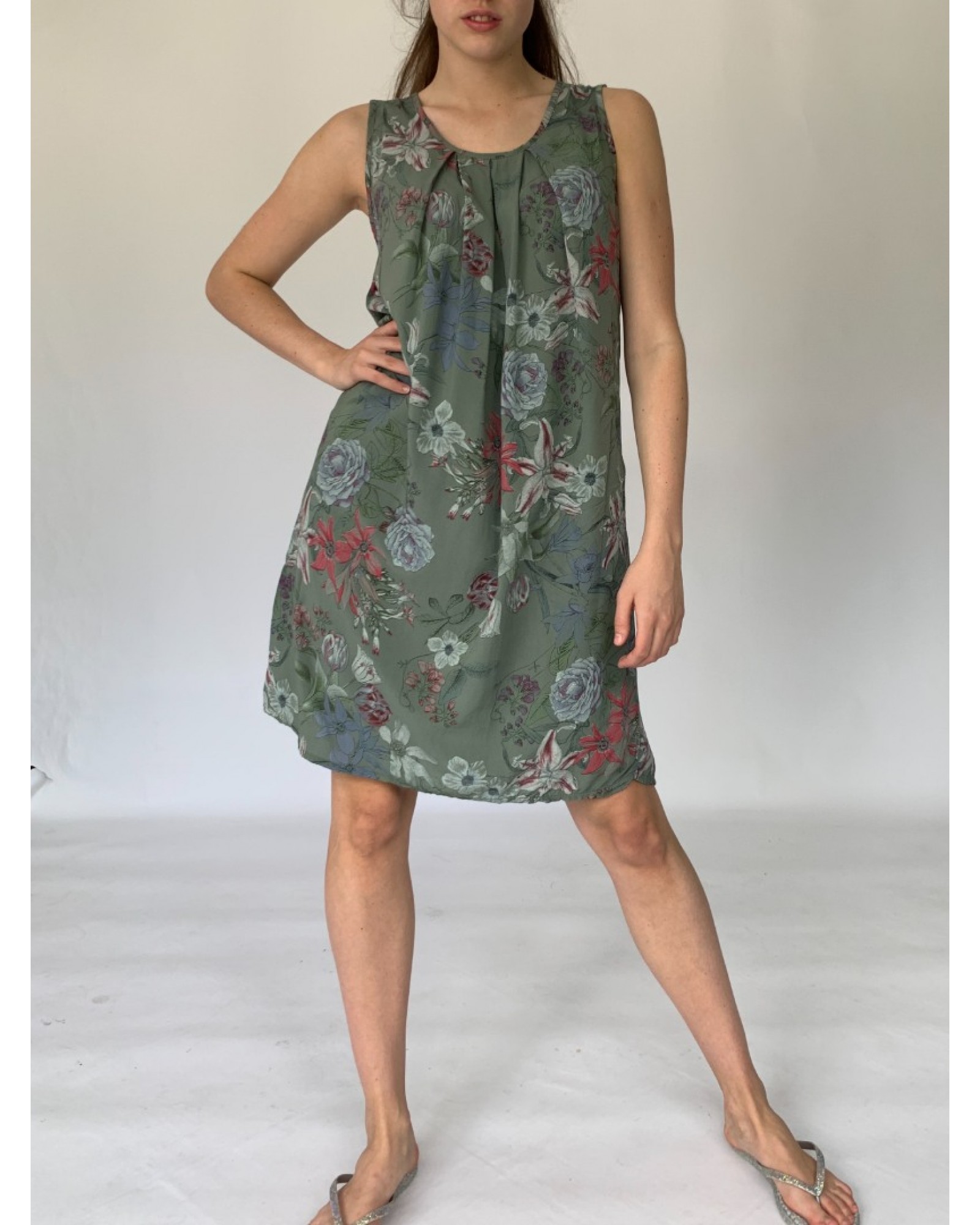 Military Lilly Mini Sun Dress